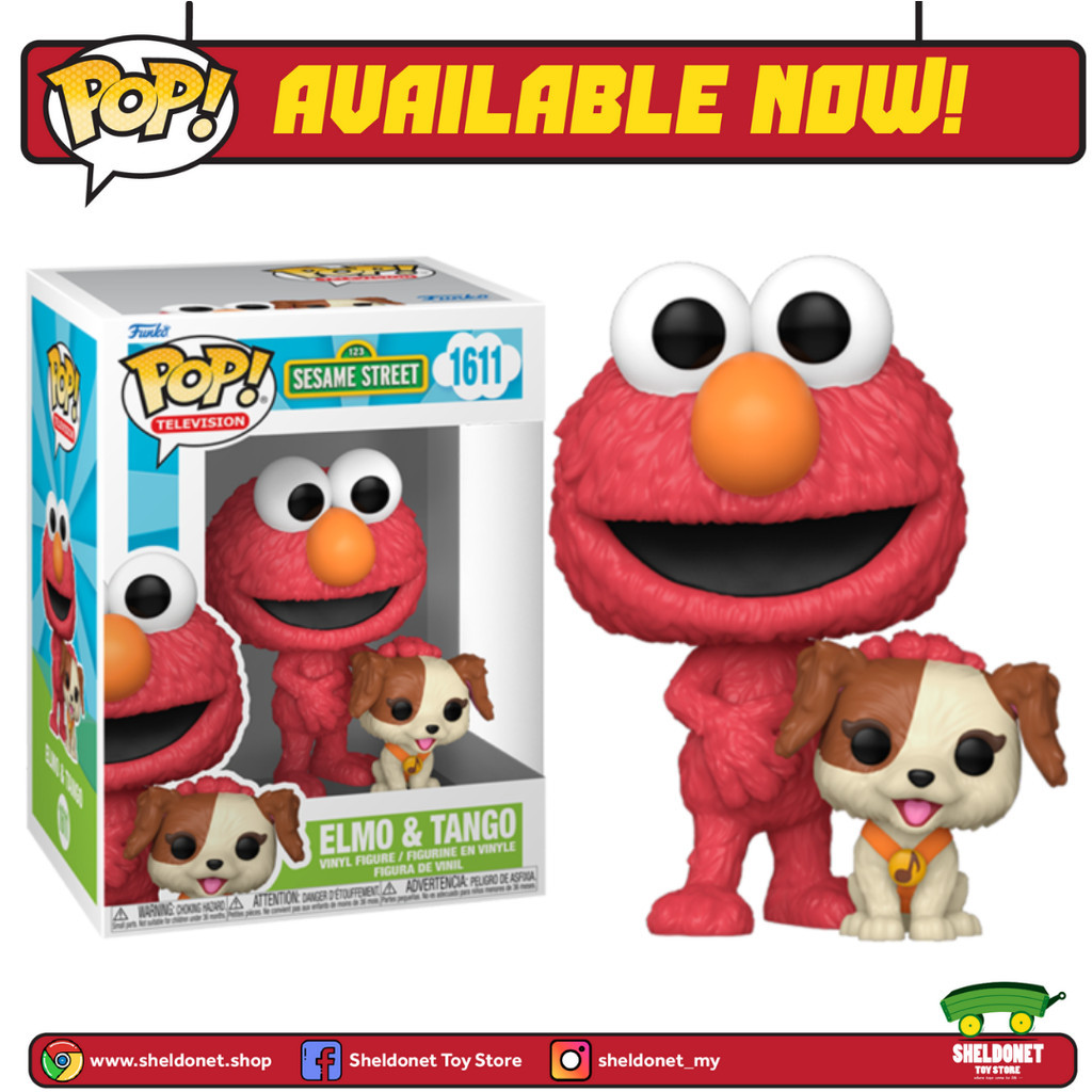 Funko Pop! TV: Sesame Street - Elmo & Tango | Shopee Malaysia