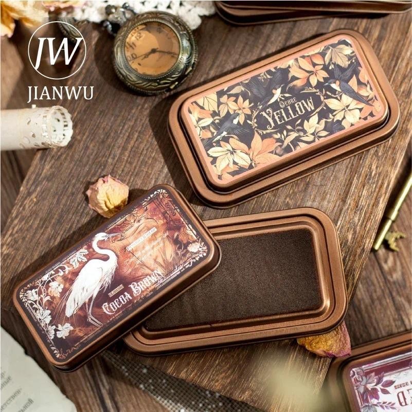 JIANWU Medieval Legend Series Vintage Material Collage Colorful Metal ...