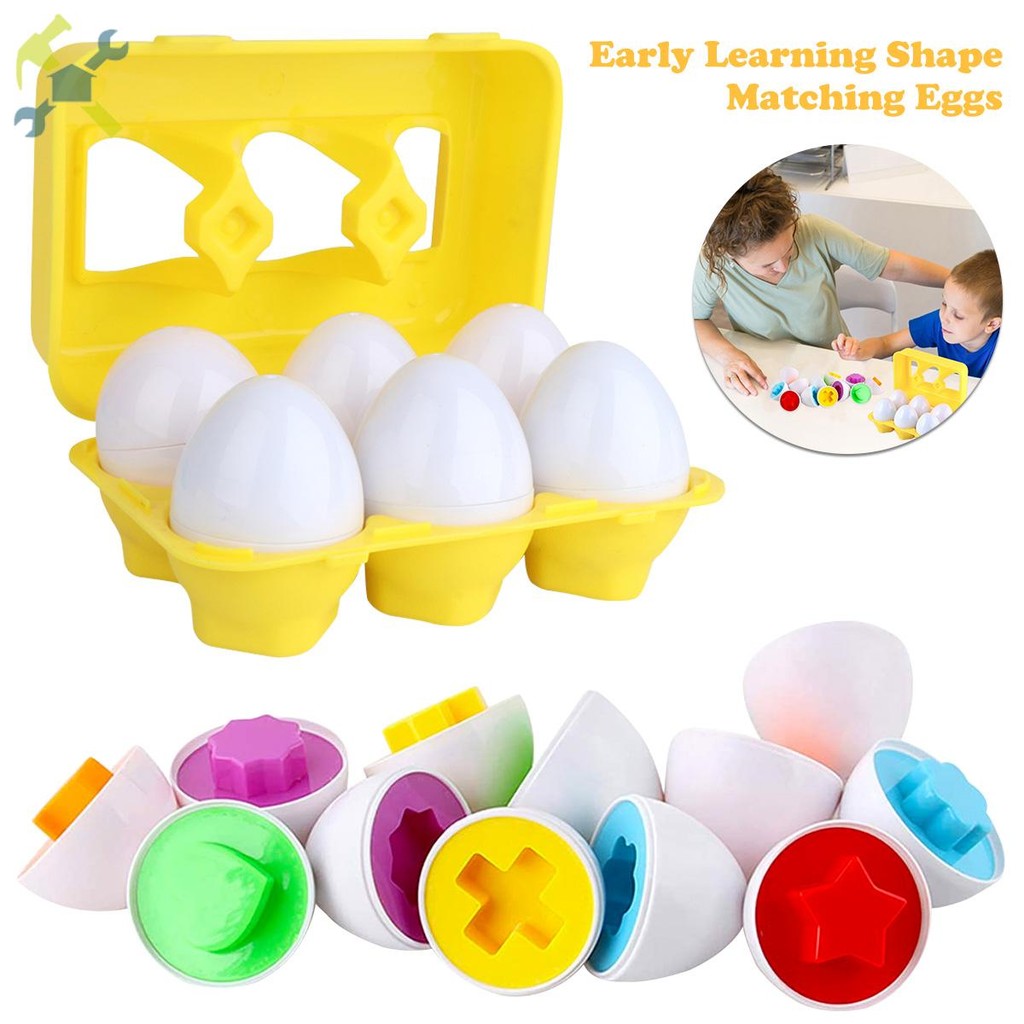 Shape Matching Eggs Education Simulation Toy Shape and Puzzle Toys ...