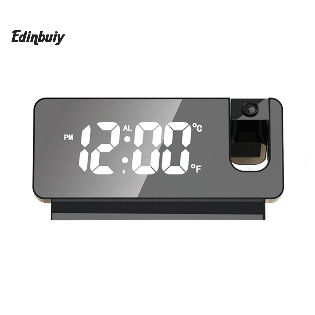 EDI Rechargeable Alarm Clock Rechargeable Projection Alarm Clock with ...
