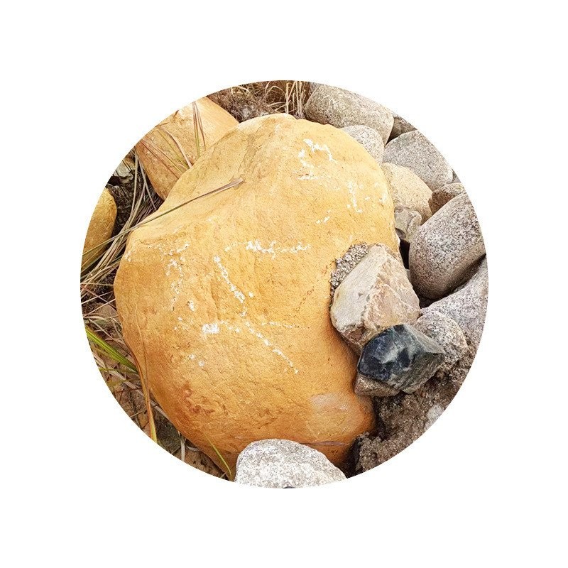 Landskap taman Yellowstone batu lilin kuning gunung palsu halaman rumah ...