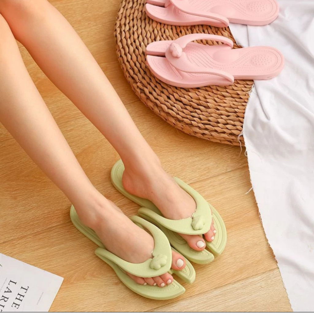EVA Portable Foldable Flip Flop Waterproof Anti-Slip Outdoor Beach Trip ...