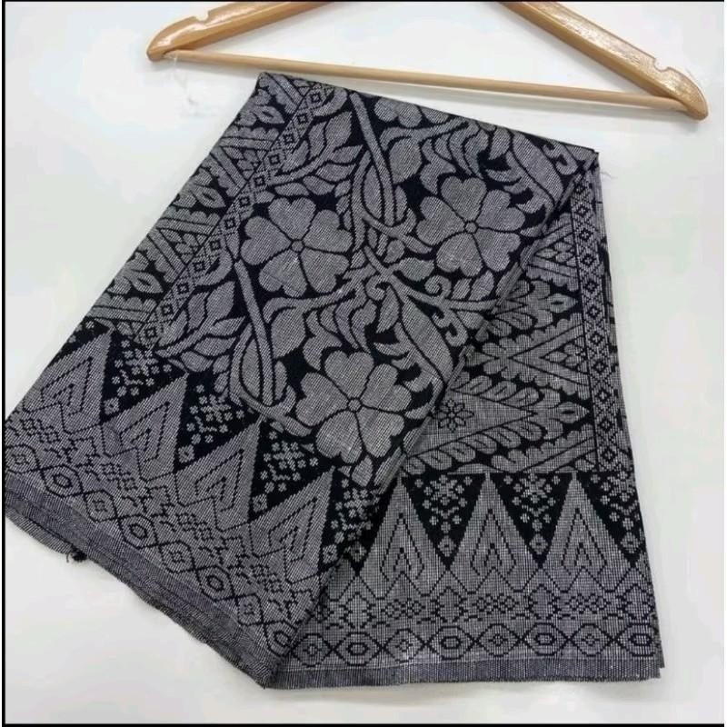 Sampin Dewasa Murah 2m Random Chorak Black /Gold/Silver Samping Matte ...