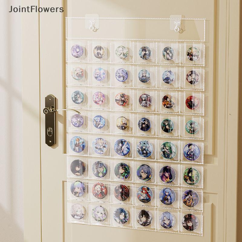 JSMY Badge Display Rack Multi-Color Badge Bag Transparent Window Round ...