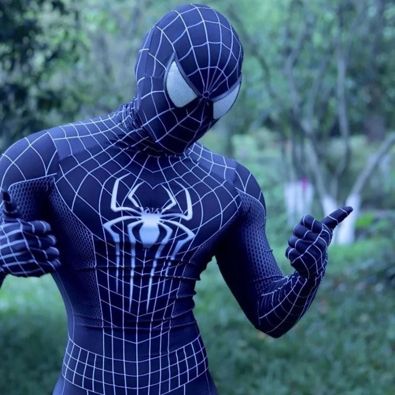 Spider-man 3 Hero Expedition No Return Black Spider-Man costume Tights ...