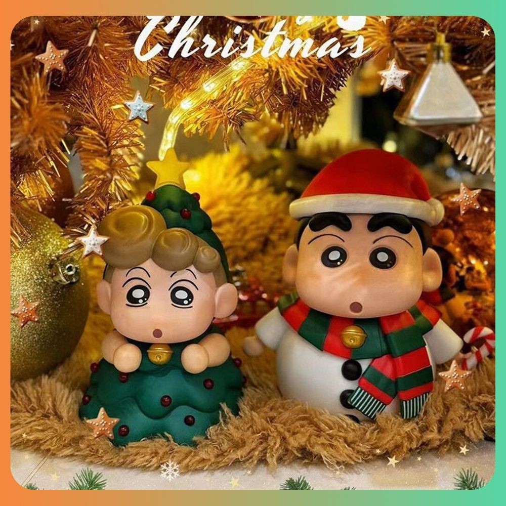 Crayon Shin-chan Christmas Handmade Snowman Glowing Xiaoxin Xiaokui ...