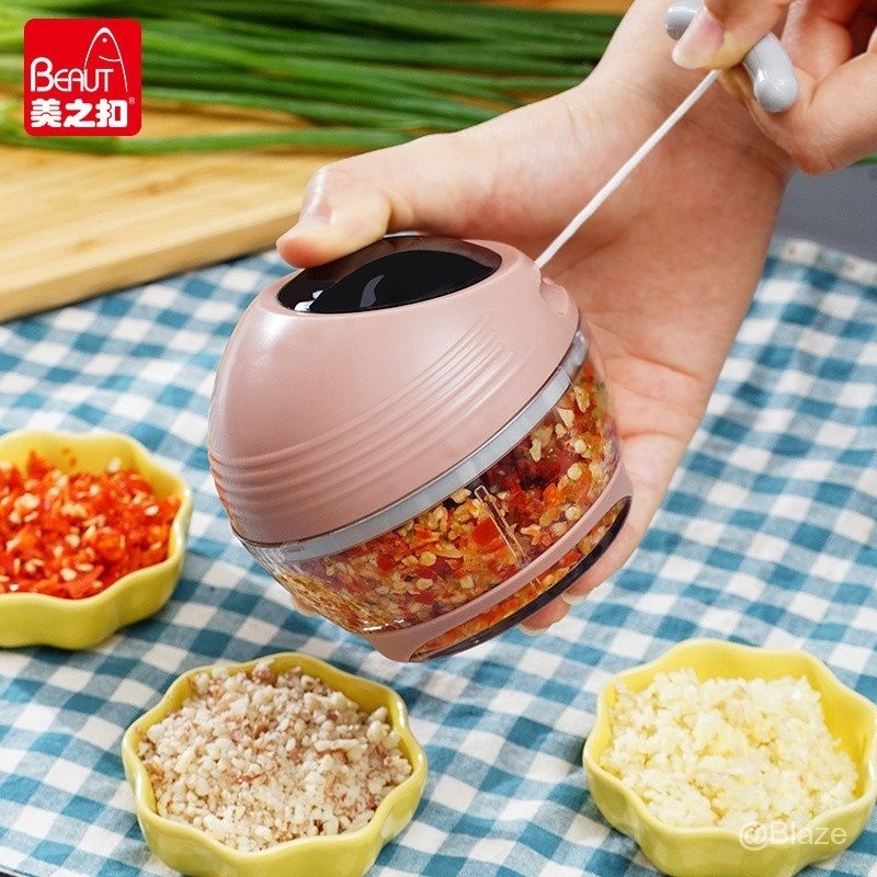 Mini Baby Meshed Garlic Device Kitchen Multi-Function Vegetable Chopper ...