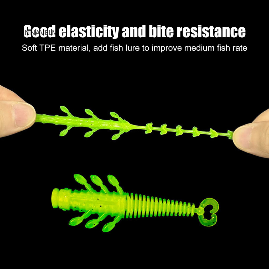 oc Portable Shrimp Bait Mini Shrimp Bait Realistic Soft Shrimp Lure Set ...