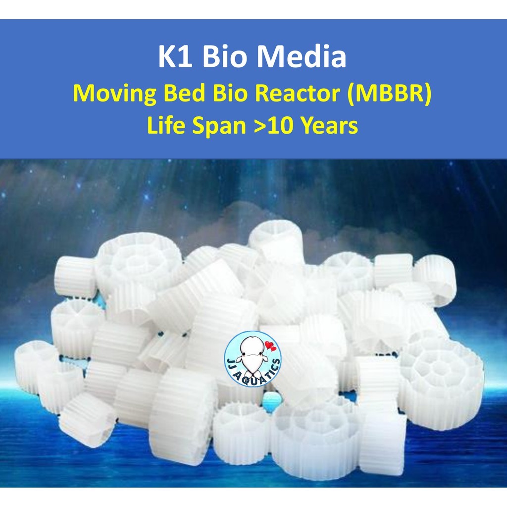 MBBR K1 K3 Bio Media 1KG Bacteria House Filter Media 6 holes MBBR ...