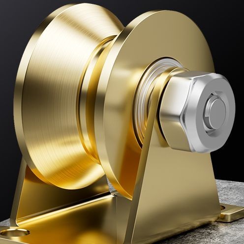 Pulley Track Wheel u-Shaped v-Shaped Bearing Groove Wheel Sliding Door ...