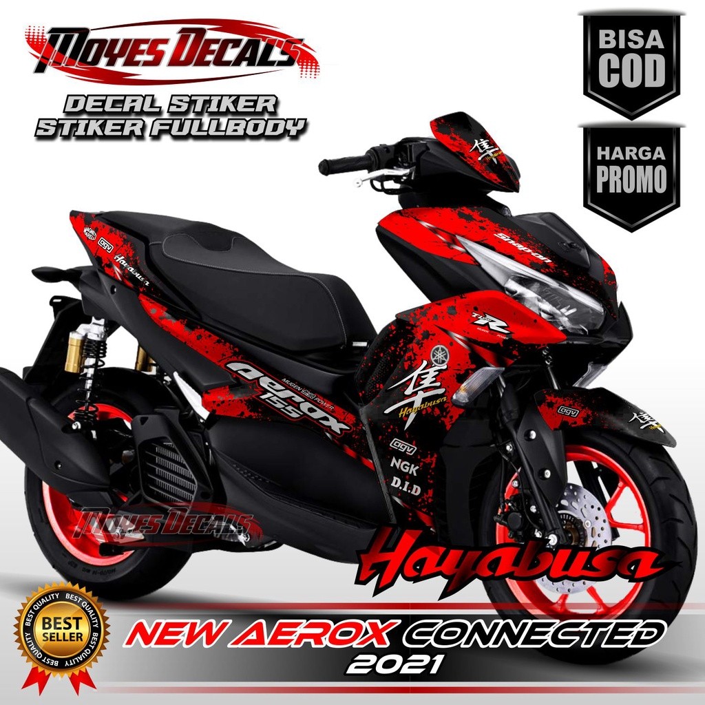 Fullbody Variation Decal Sticker ALL New Aerox 155 Connected - New ...