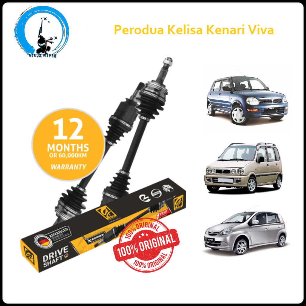 Gaido Drive Shaft - Perodua Kelisa / Kenari / Viva ( Warranty 1Year or ...
