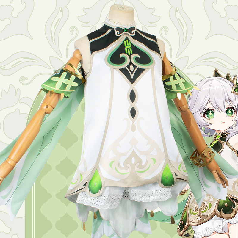 W80p Manga Passerby Genshin cos Clothing Nasida cos Clothing Grass God ...