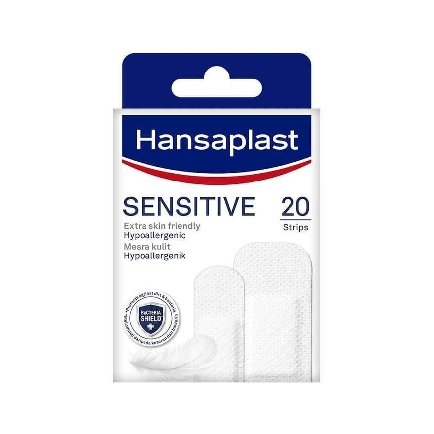 HANSAPLAST Sensitive (Extra Skin Friendly) Plaster 20's | Shopee Malaysia