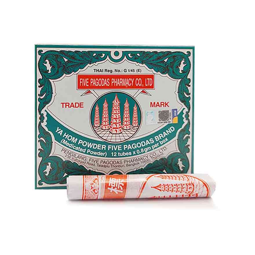 FIVE PAGODAS Traditional Medicated Powder 12's | Shopee Malaysia