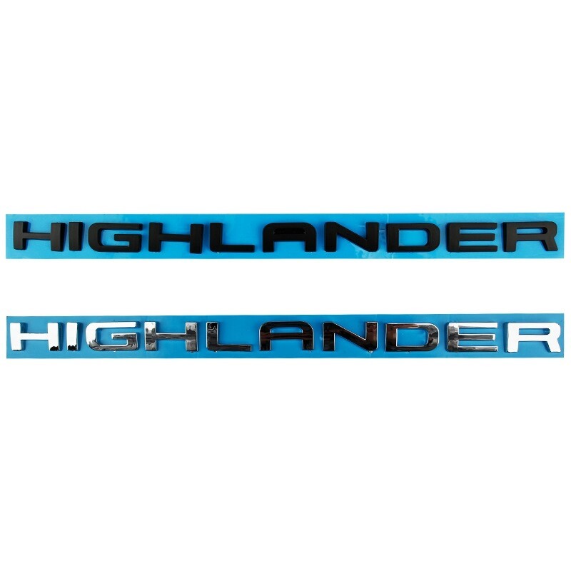 For TOYOTA 2022 2023 2024 HIGHLANDER letter logo New hybrid car rear ...