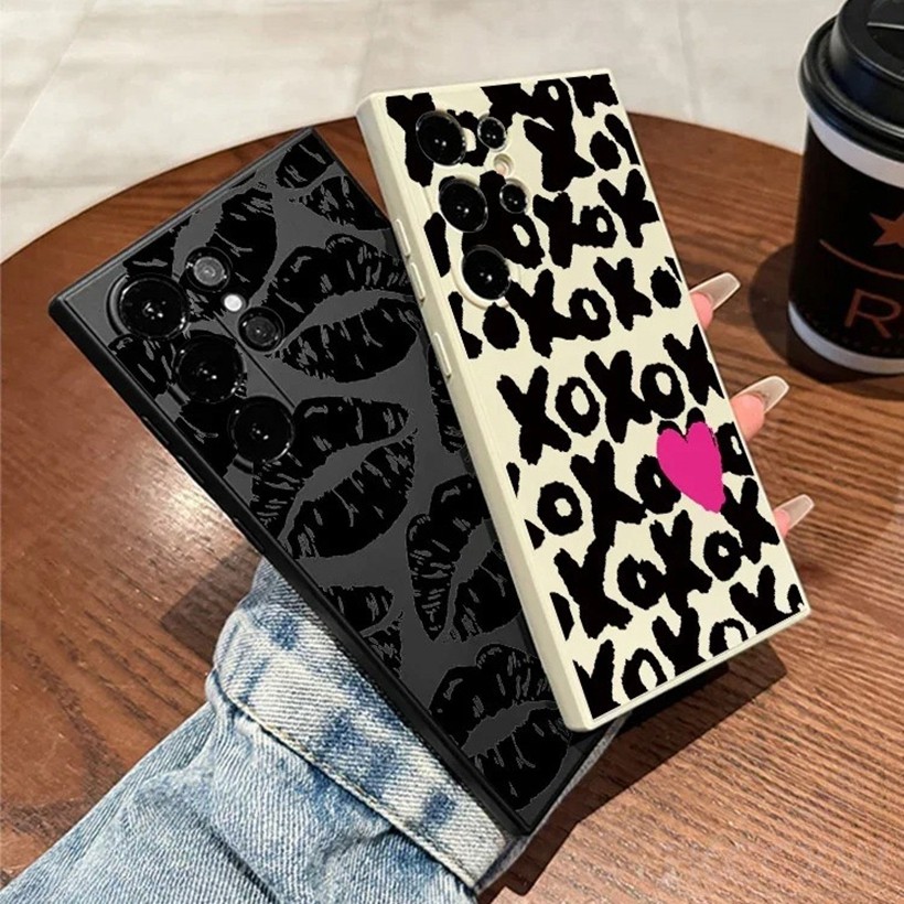 Black Lips Graffiti Phone Case for Huawei Honor Magic 6 5 Pro 5 Lite ...