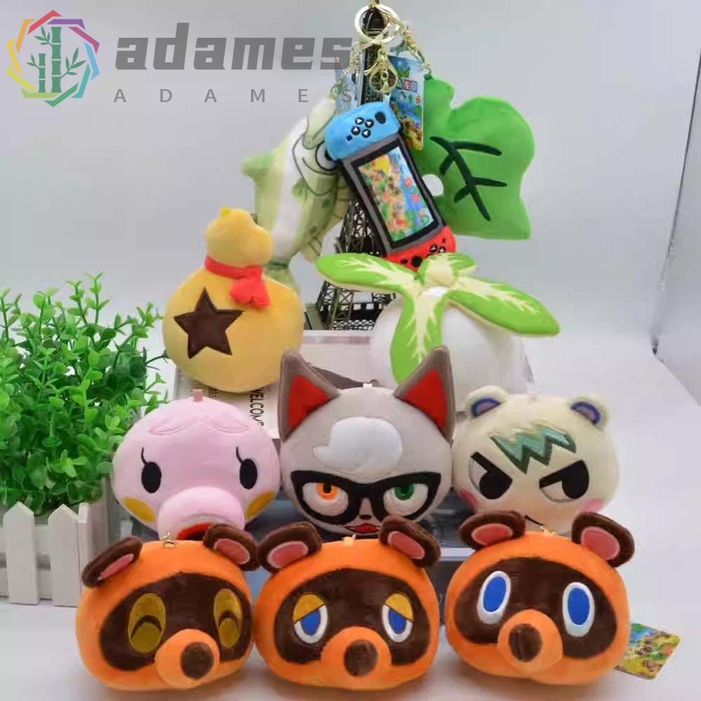 ADAMES Animal Crossing Keychain, Marshal Fauna Game Peripheral Plush ...
