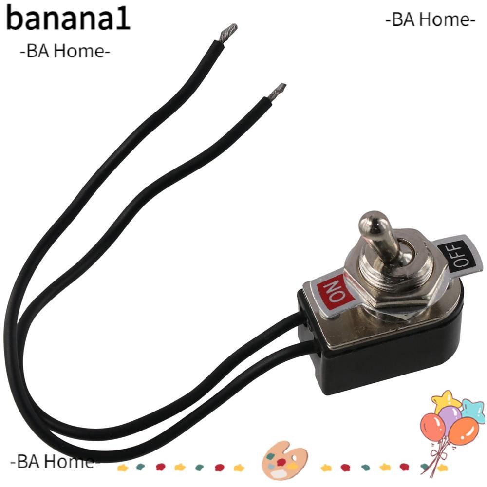 BA Toggle Rocker Switch, Mini 2 Pin Toggle Switch, Durable AC 6A/125V ...