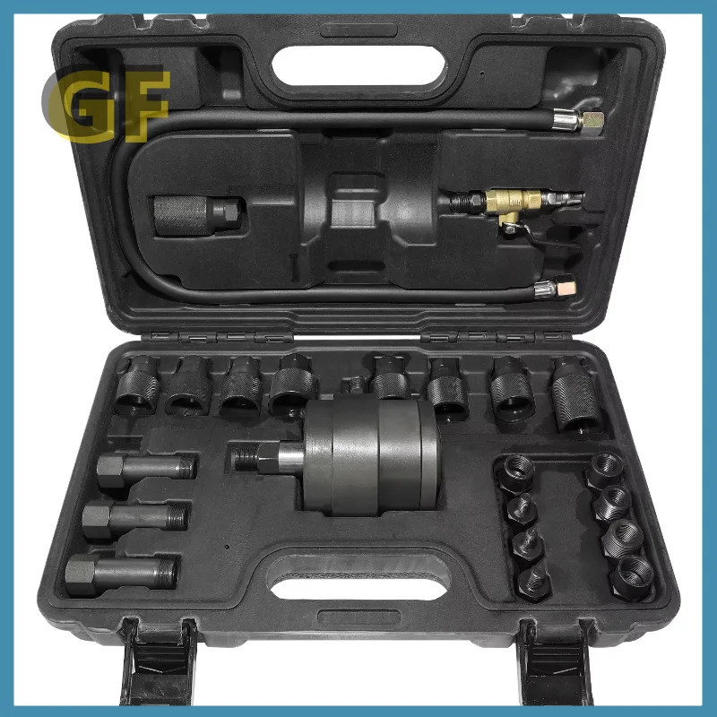 23 Pcs Pneumatic Fuel Injector Puller Removal Tool Diesel Injector ...