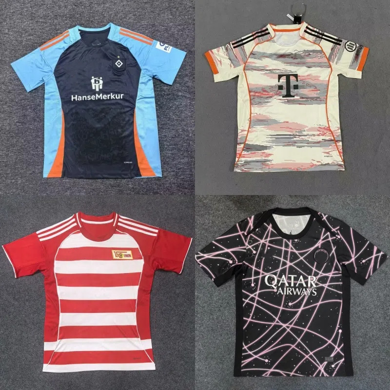 Fan Version 25-26 Union Berlin Hamburger Jerseys Men's Football Shirt ...