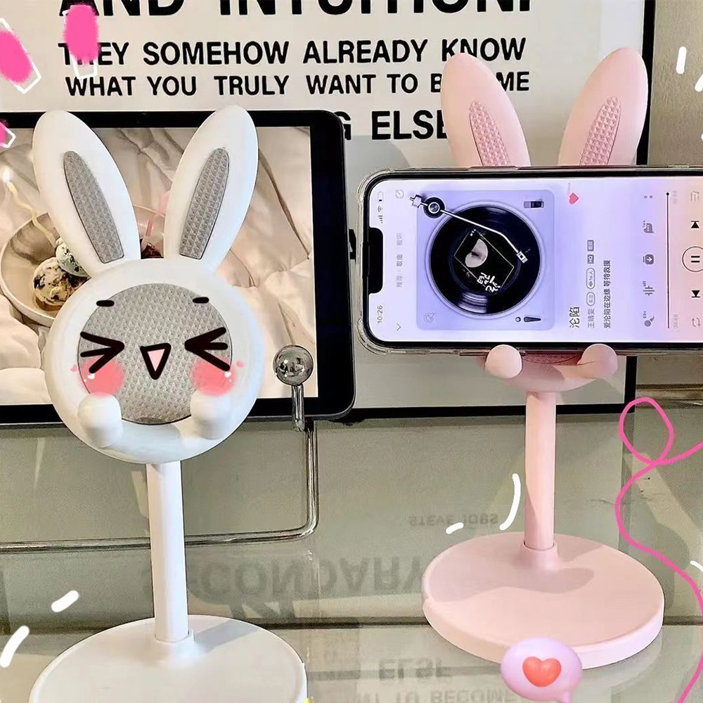 Cartoon Cute Rabbit Desktop Phone Stand Tablet Universal Adjustable ...