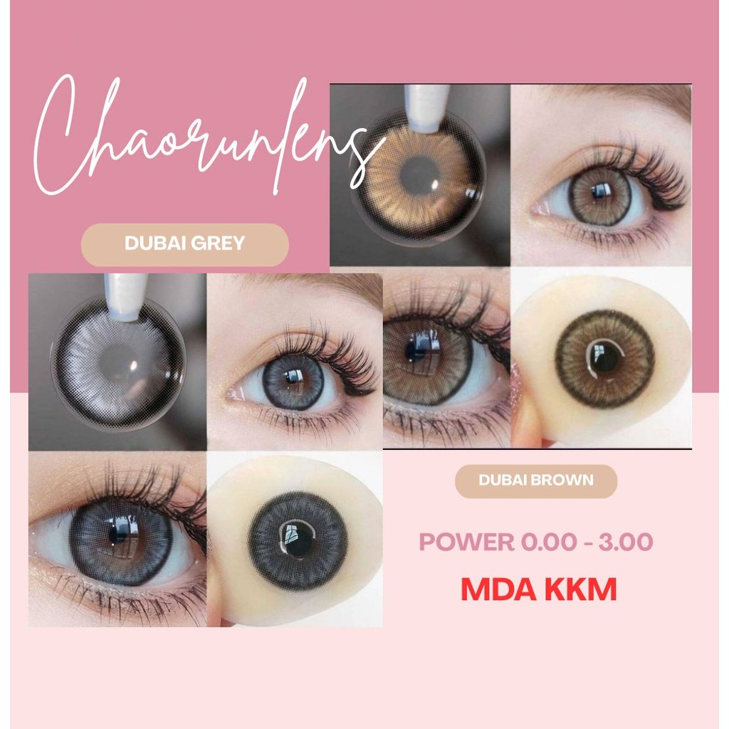 Contact Lenses Dubai power and power 1.00-3.00 free Cases Lens Bekas ...