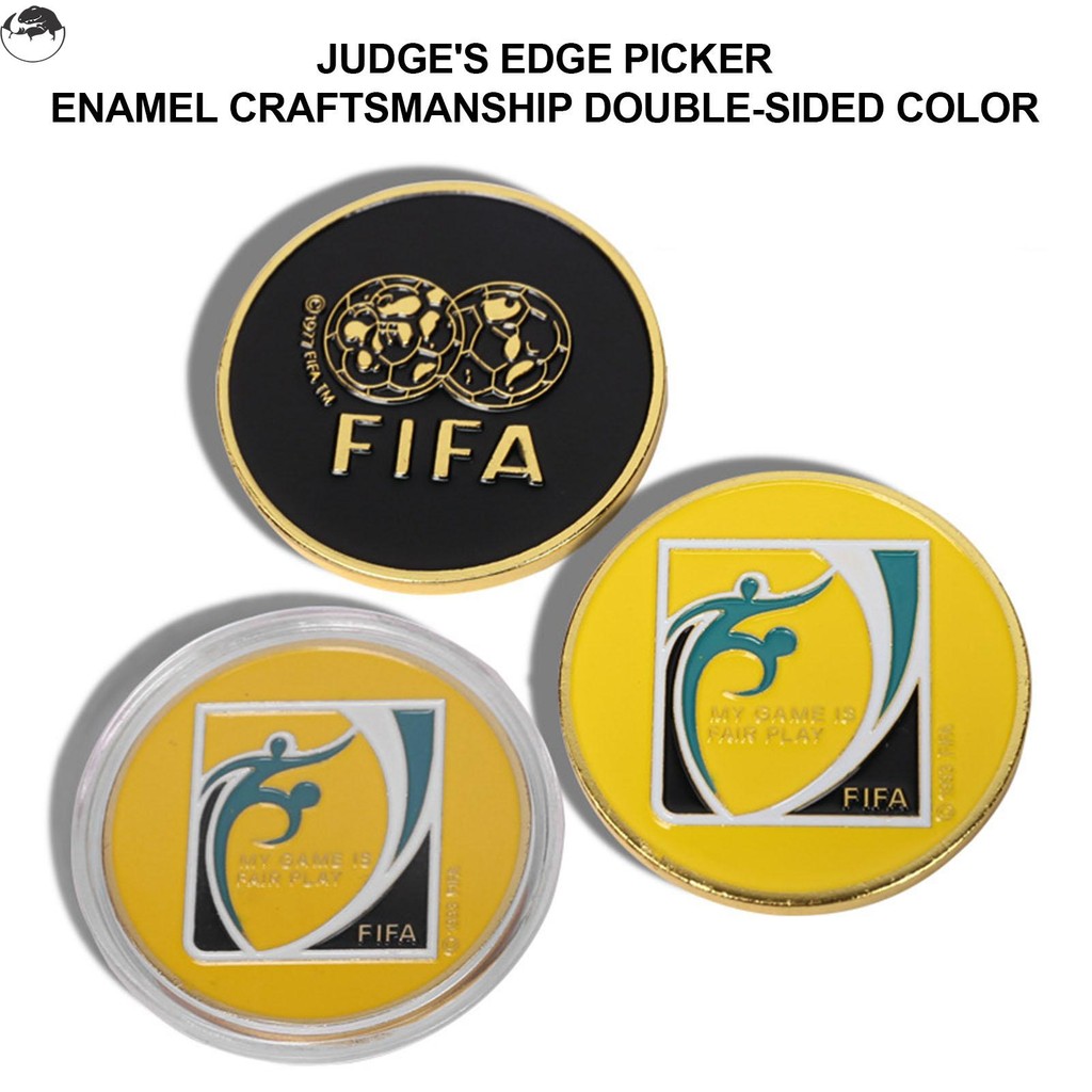 Soccer Referee Flip Coin Portable Anti Rust Hard Alloy Referee Judge ...