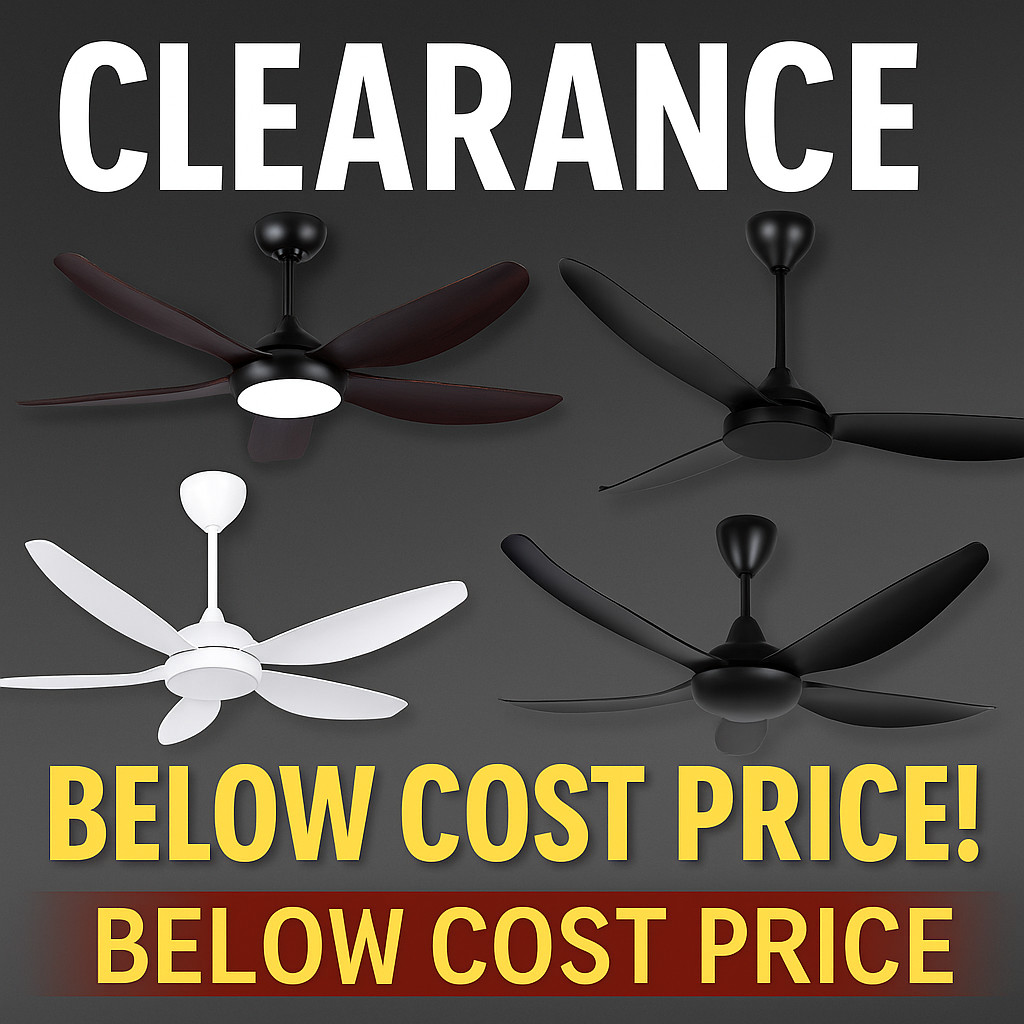 🔥 Fan Clearance–REZO ALPHA DEKA ELMARK CEILING FAN Limited Stock ⚡Worth ...