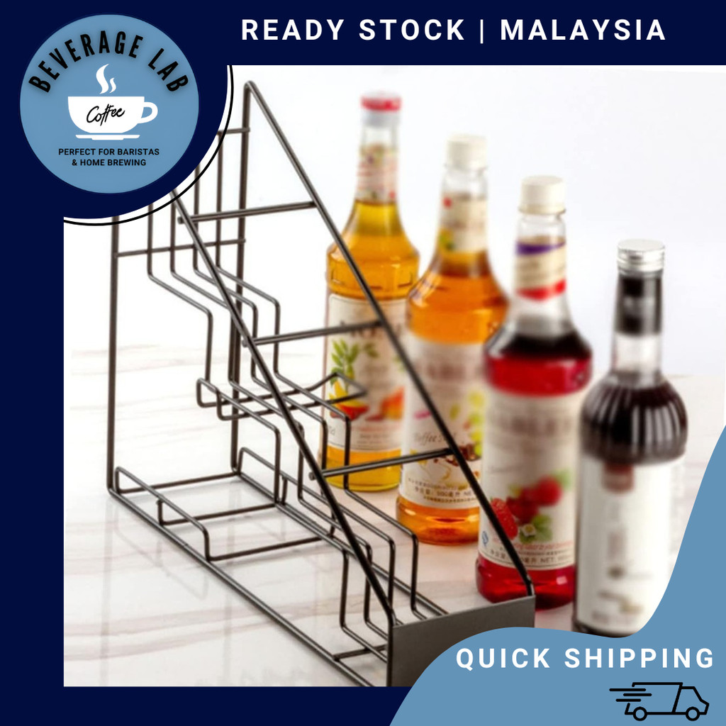 BEVERAGE LAB (READY STOCK)Syrup Storage Rack 4 & 3 Shelves Da Vinci ...