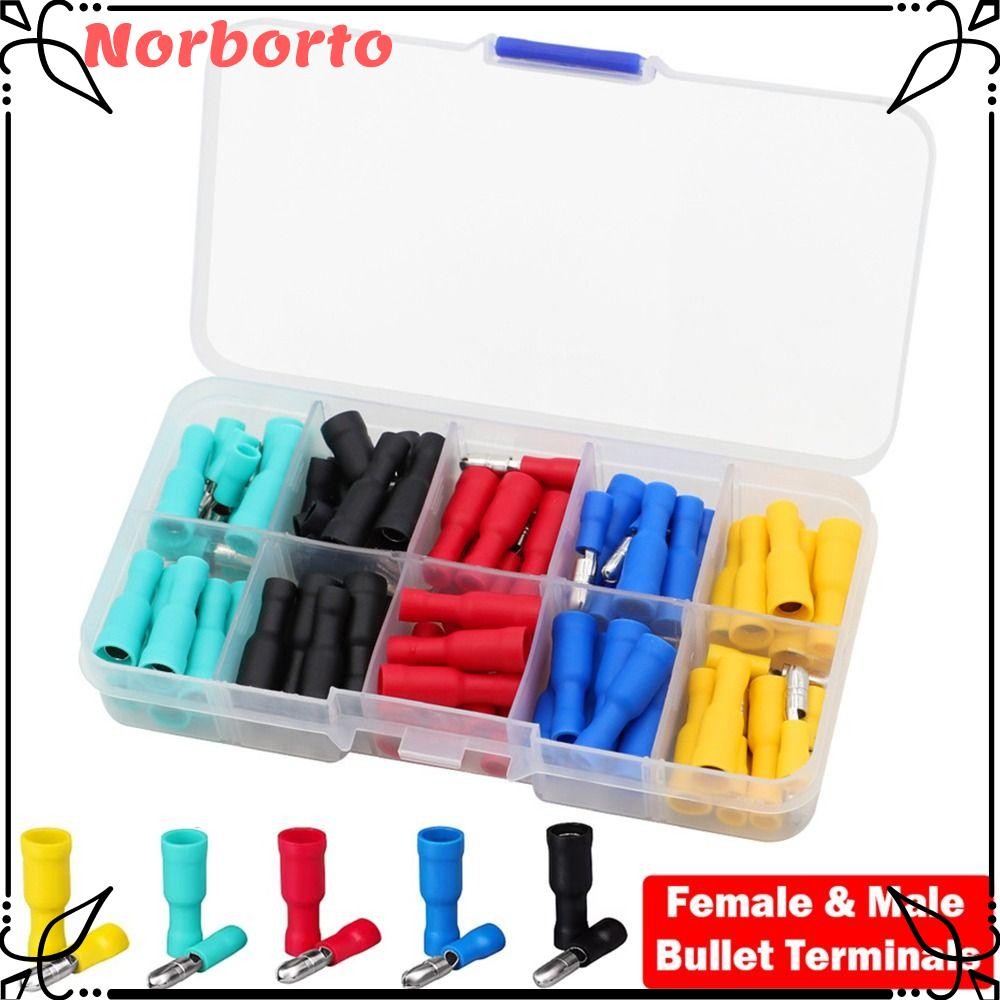 NORBORTO Bullet Connector, Colorful Waterproof Bullet Terminal, Docking ...