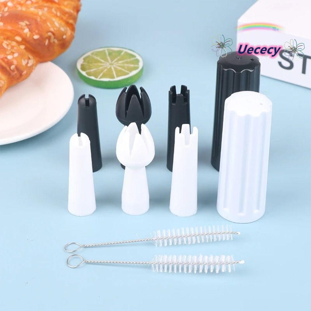 UECECY 5Pcs/Set Whipping Tip Mounting Mouth, Cake Biscuit Tools ...