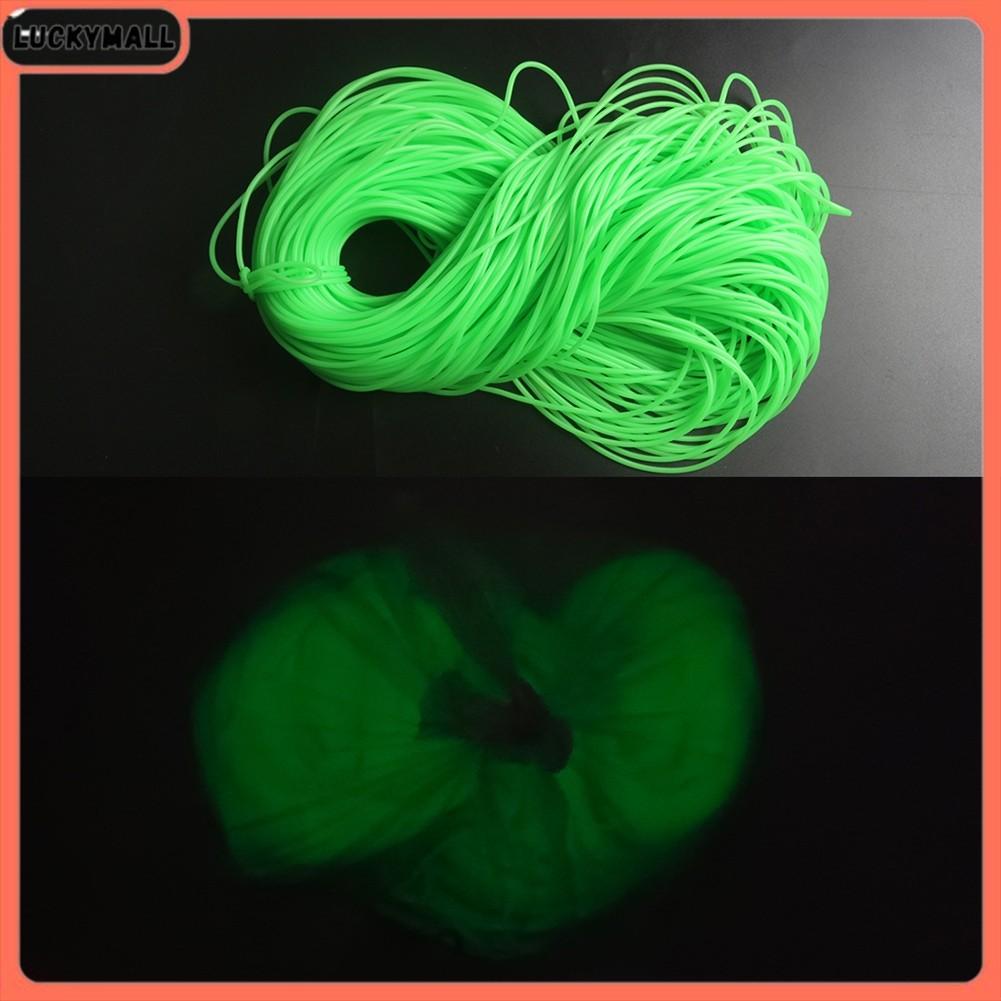 KUM Light Luminous Line Glow Anti Rig Tube Tubing Fishing Wire ID 0.8 ...