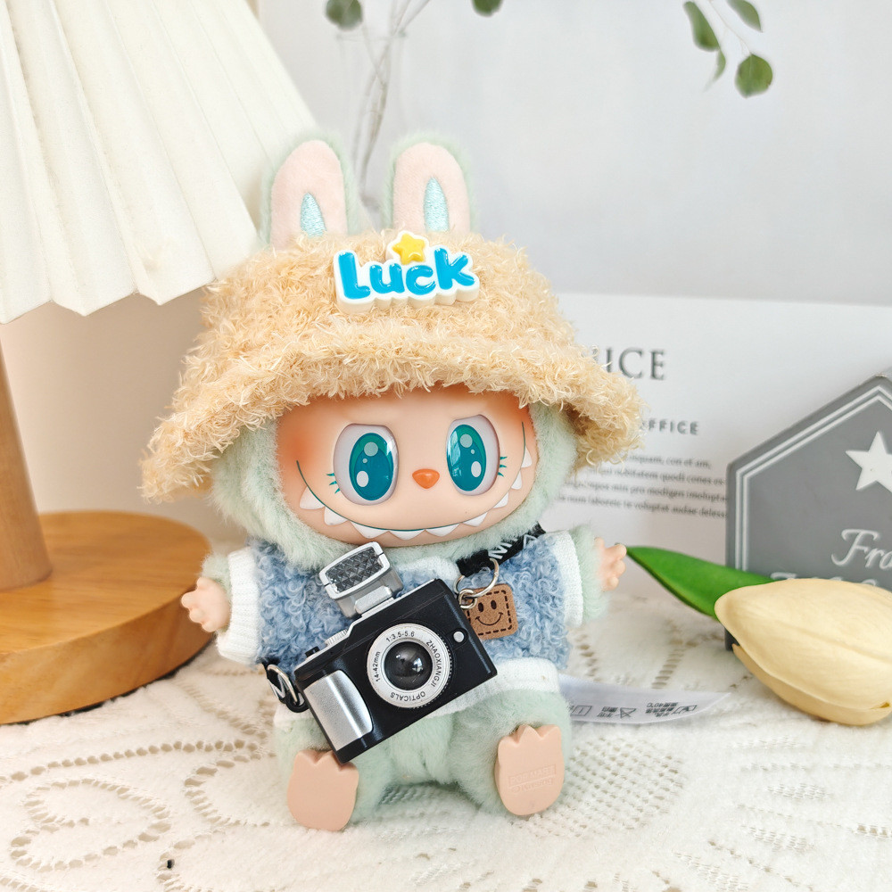 For 17cm Labubu Clothes Ropa Labubu Labubu Travel Outfit With Small ...