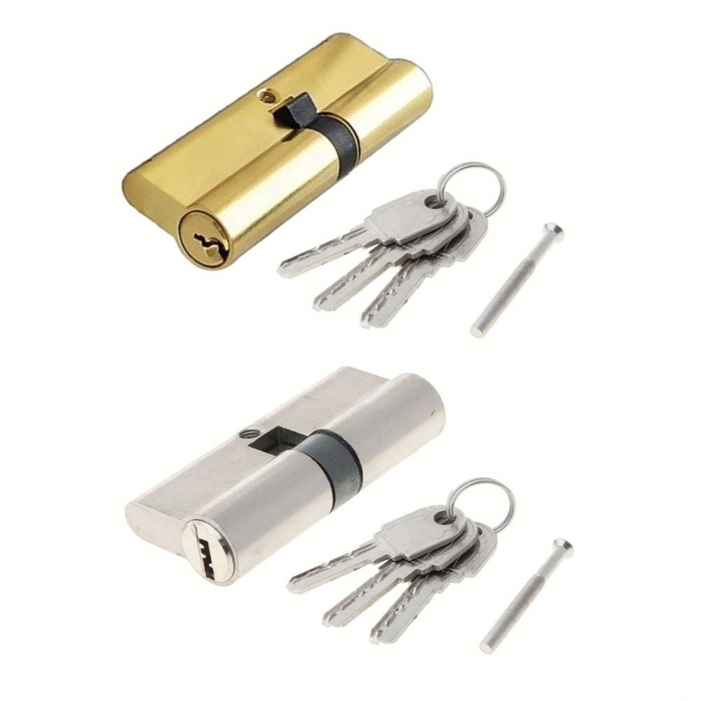 Double Lock Door Security Lock Cylinder Key Anti-Theft Entry Door Lock ...