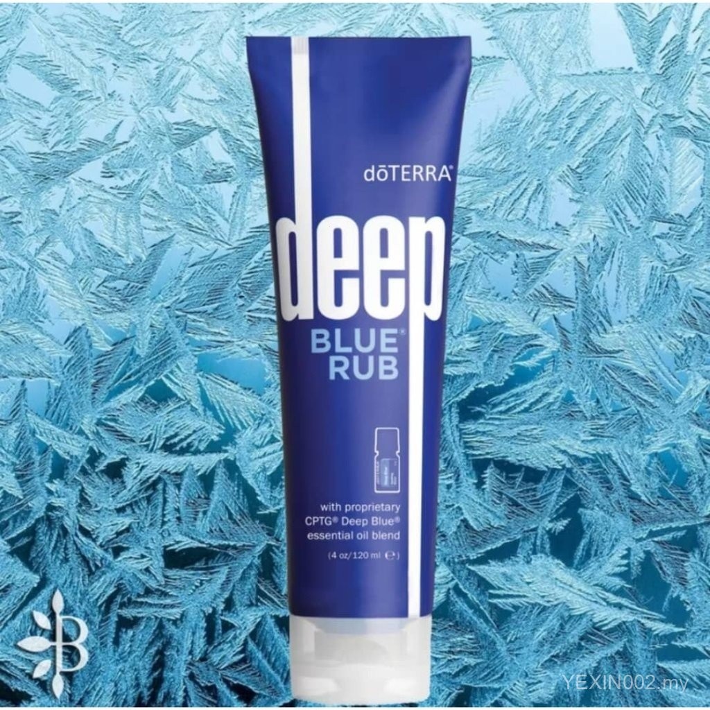 DoTERRA Deep Blue Rub Soothing Cream 120ml to Relieve Body Pain in Muscles and Joints | Shopee ...
