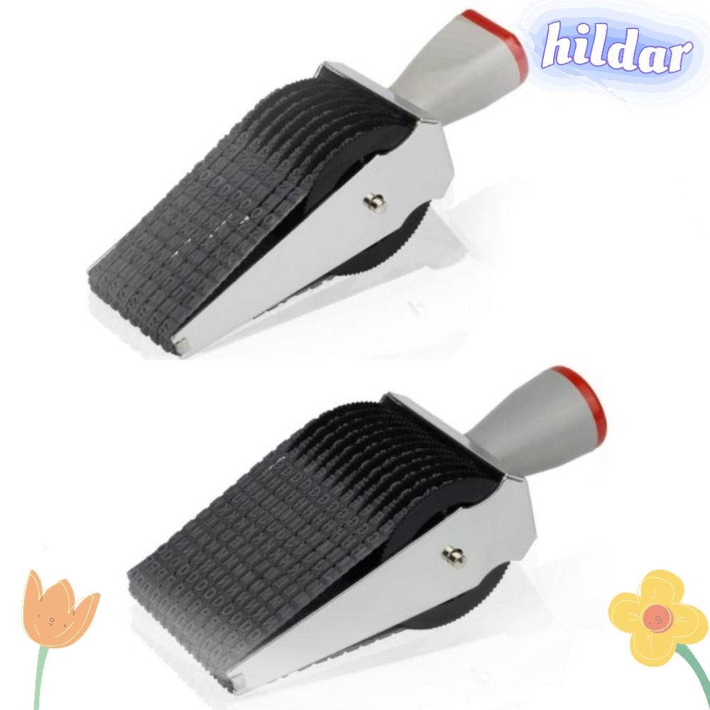 HILDAR Rolling Wheel Stamp, Adjustable 8 or 12 Digit Number Stamp ...