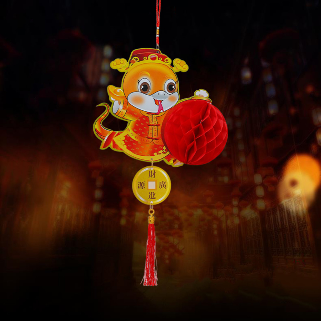 [PusioPJ3] New Year Hanging Decoration Year of the Snake Ornament 2025 ...