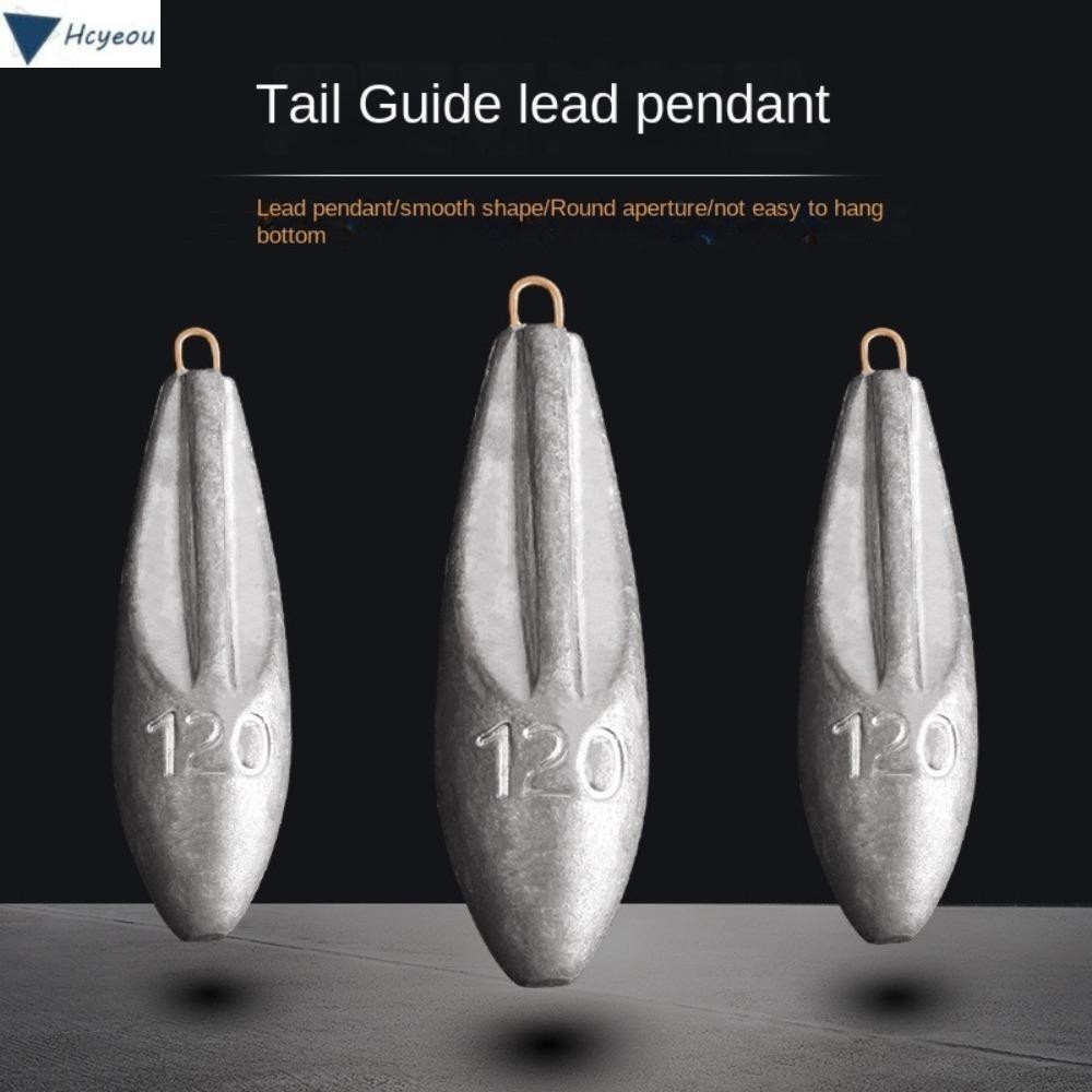 HCYEOU 1/2/3/5/10pcs Fishing Lead Sinkers, 10g-100g tapering style ...