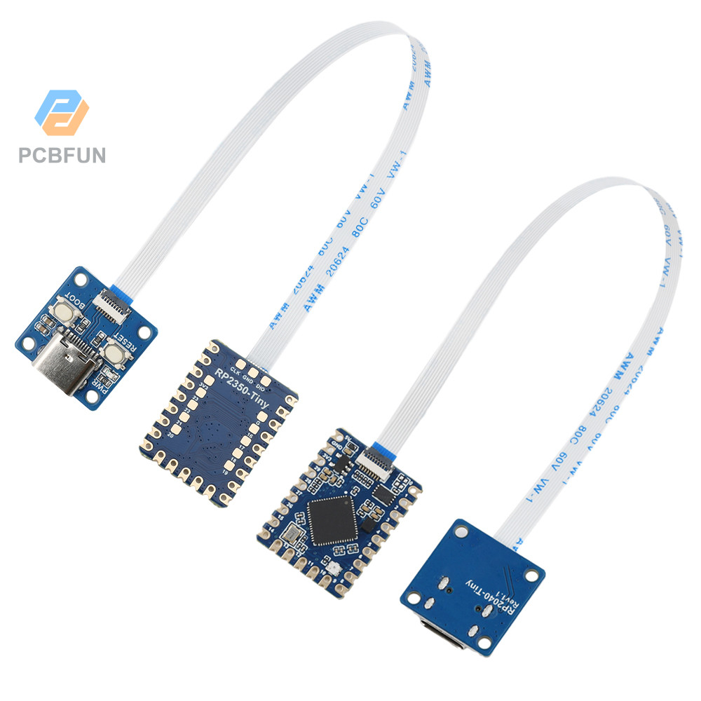 Pcbfun RP2350 Tiny Microcontroller Development Board Based On Rp2350A Dual Core Dual ...