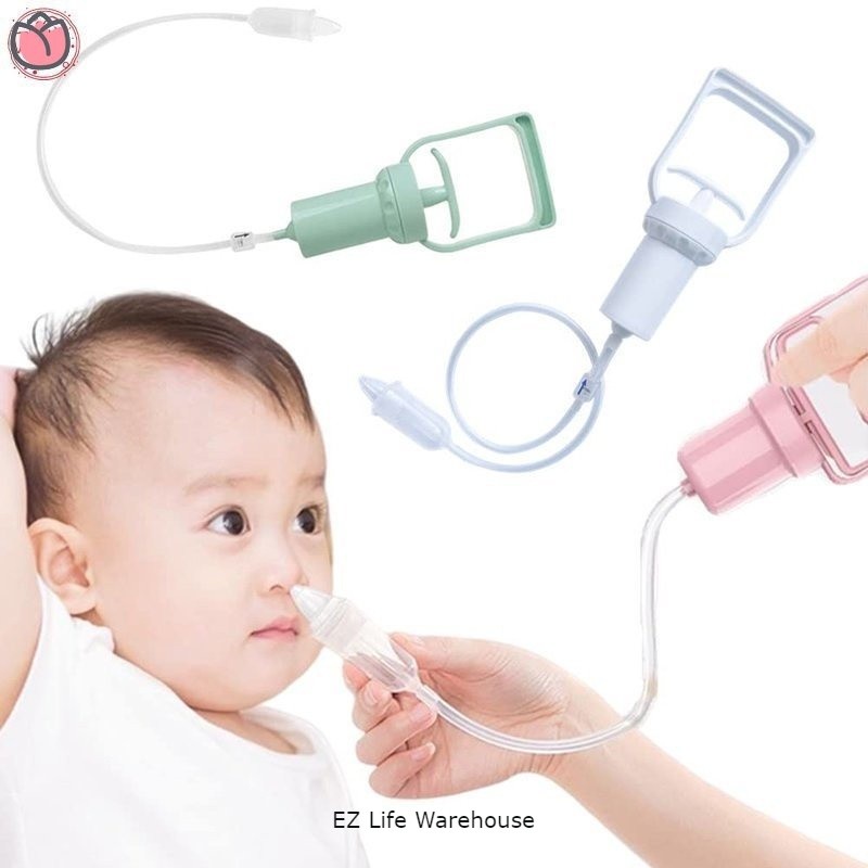 Baby Manual Nasal Suction Device Remove Nasal Congestion Snot And Mucus ...