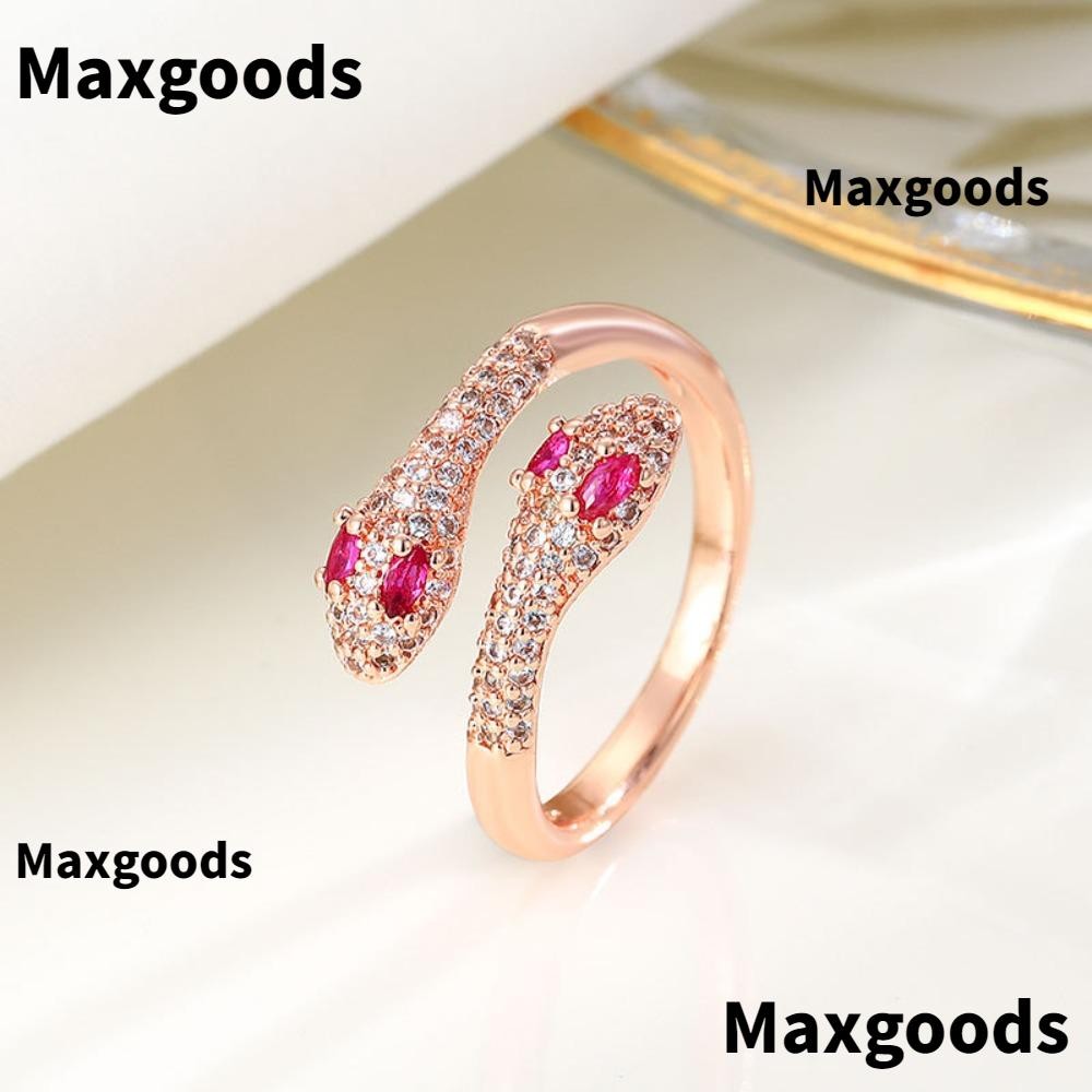 MAX Zircon Rings, Colorful Snake Shaped Vintage Snake Shape Rings, 2024 Copper Snake Shaped Set ...