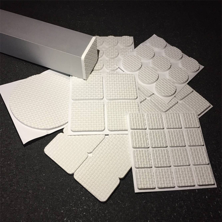 White Thick Table Chair Foot Mat Chair Stool Bench Mat Anti-slip Table ...