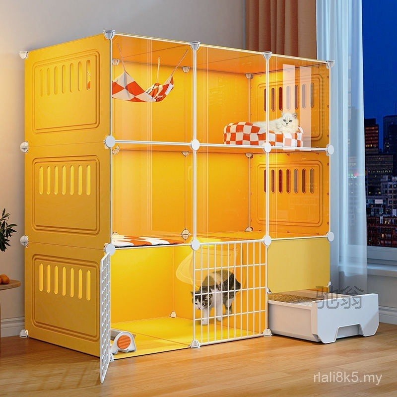 Lu f Cat Villa Ruang Percuma Besar Rumah Kucing Dalaman Rumah Kucing ...