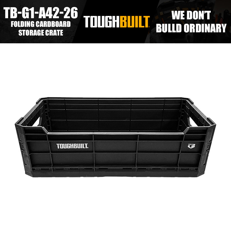 ToughBuilt TB-G1-A42-26 Folding Cardboard Storage Crate Tools Packaging ...