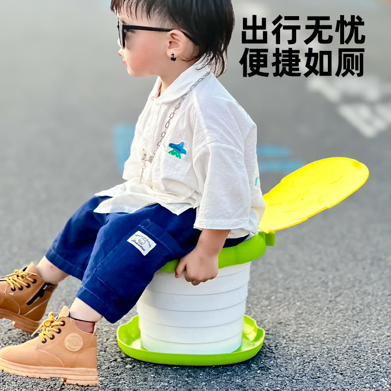Children Children Folding Toilet Portable Car Urinal Male Female Baby ...