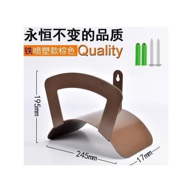 Hose Storage Rack Car Wash Watering Flower Wall Reel Stainless Steel ...