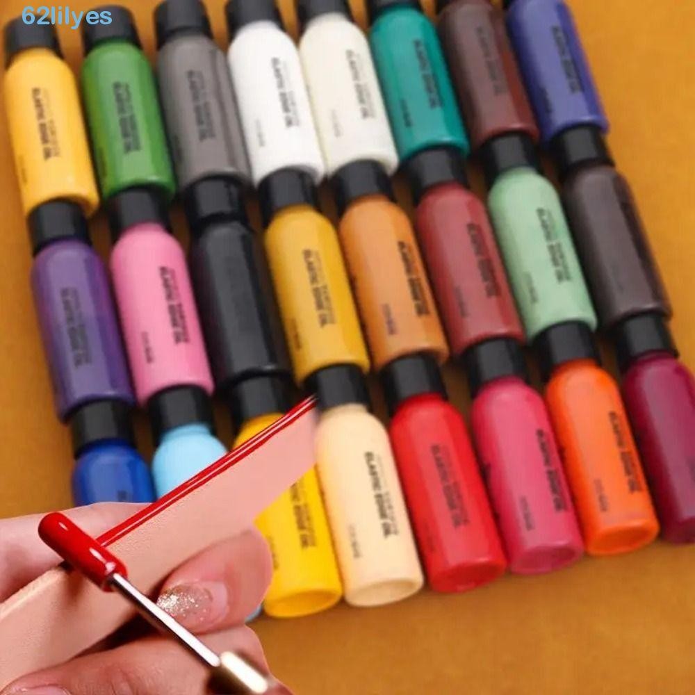 LILYES Leather Edge Paint Oil, Dye Dressing 30ml Leather Edge Oil ...