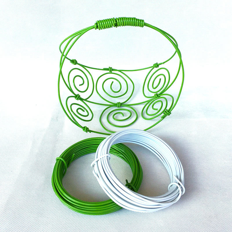 Gardening Plastic-Coated Iron Wire Bracket Potted Flower Stand Potted ...