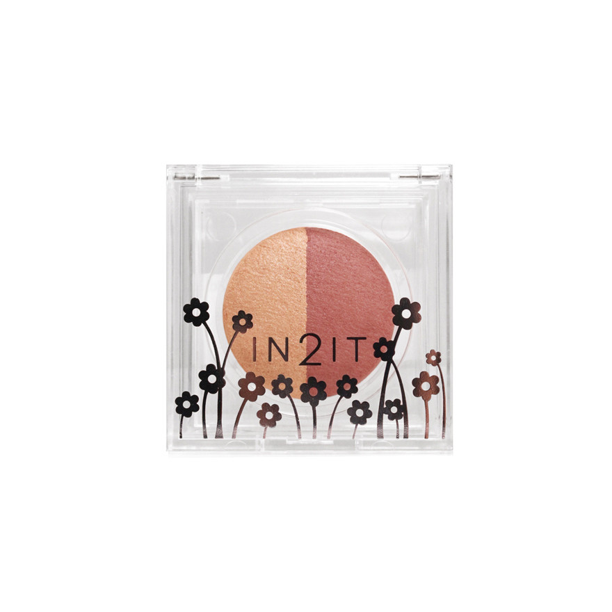 IN2IT Duo Sheer Shimmer Blush Coral Sunset DSB03 | Shopee Malaysia